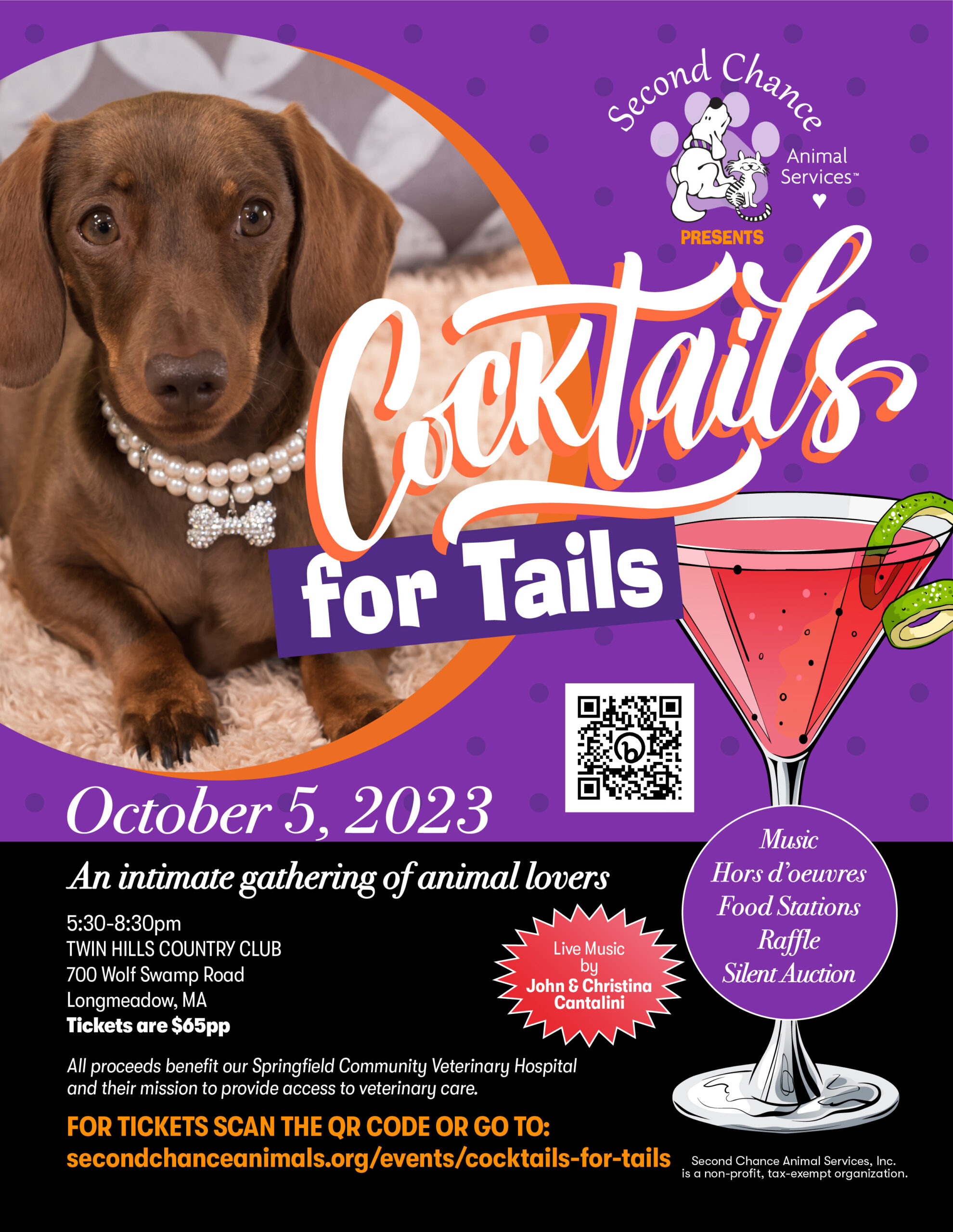 Cocktails for Tails - Second Chance Animals